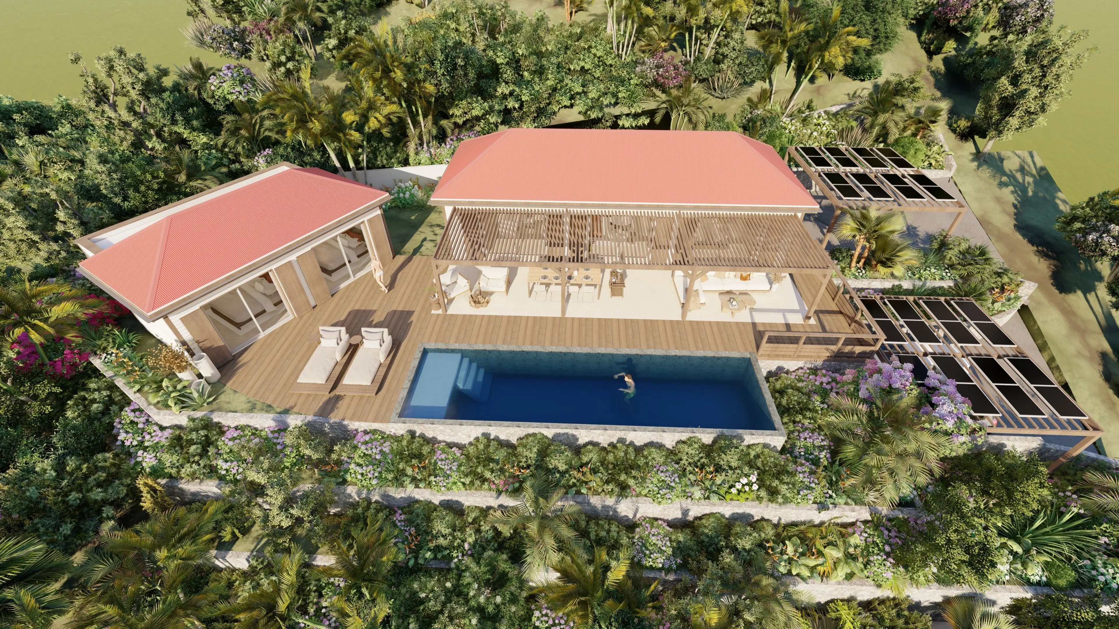Villa contemporaine avec piscine et vue mer – 3 chambres - Lorient ...